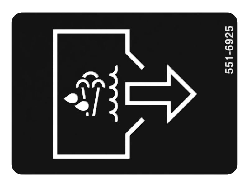 551-6925: Urea Drain Tank Identification Label | Cat® Parts Store