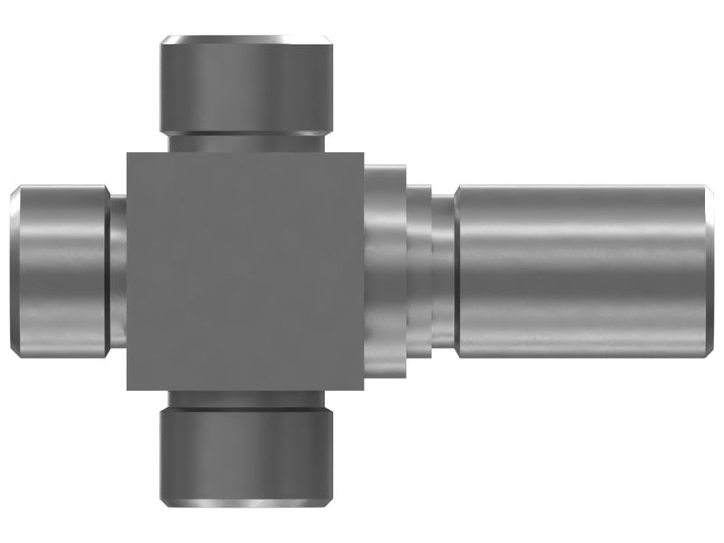 287-7336: 13/16-16 External Thread Union Bulkhead Cross | CATCorp