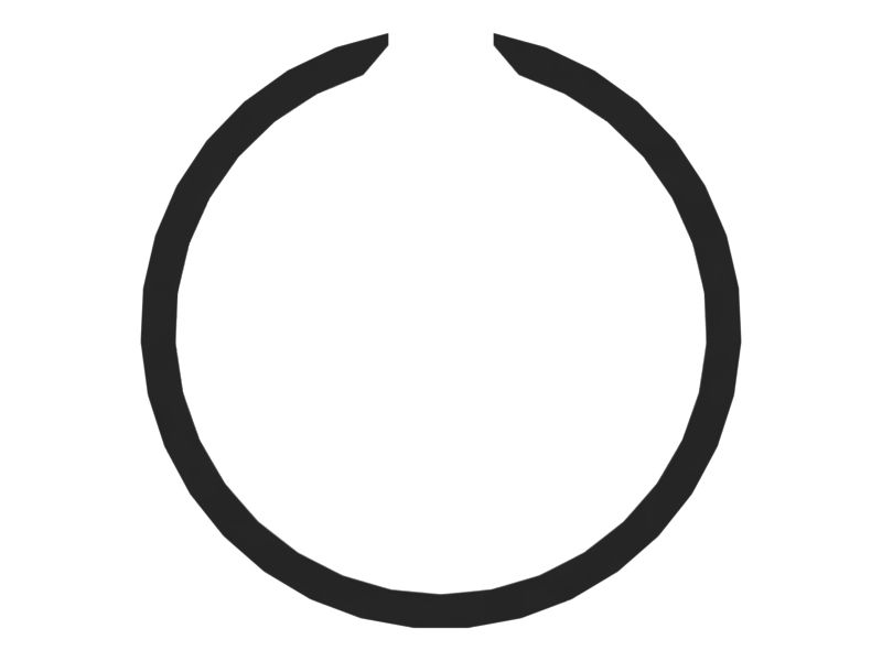 3D-2051: 11" Inner Diameter Axle Shaft Lock Ring | CATCorp