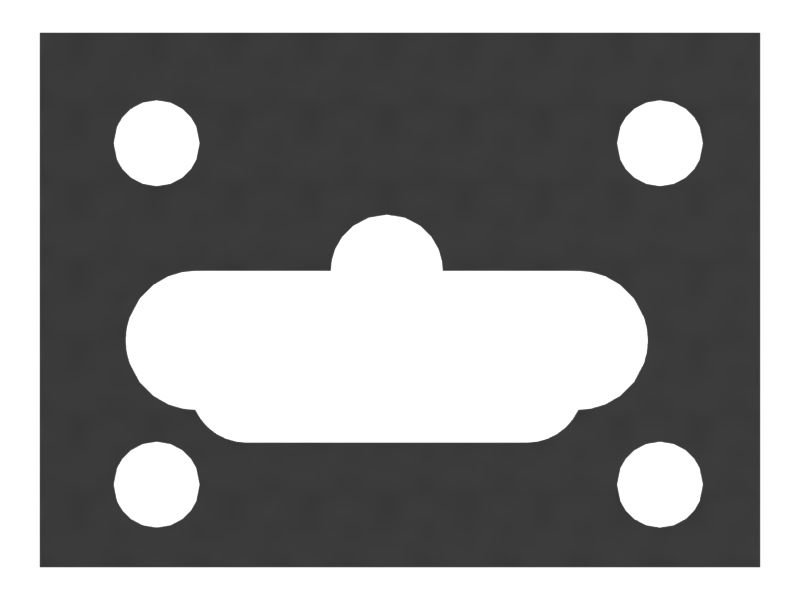 382-9276: 0.3mm Thick Rectangular Gasket | CATCorp