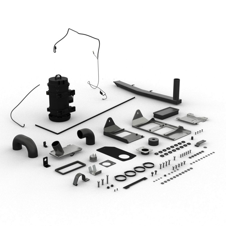 607-8480: Powered HVAC Pre-Cleaner Kit | CATCorp
